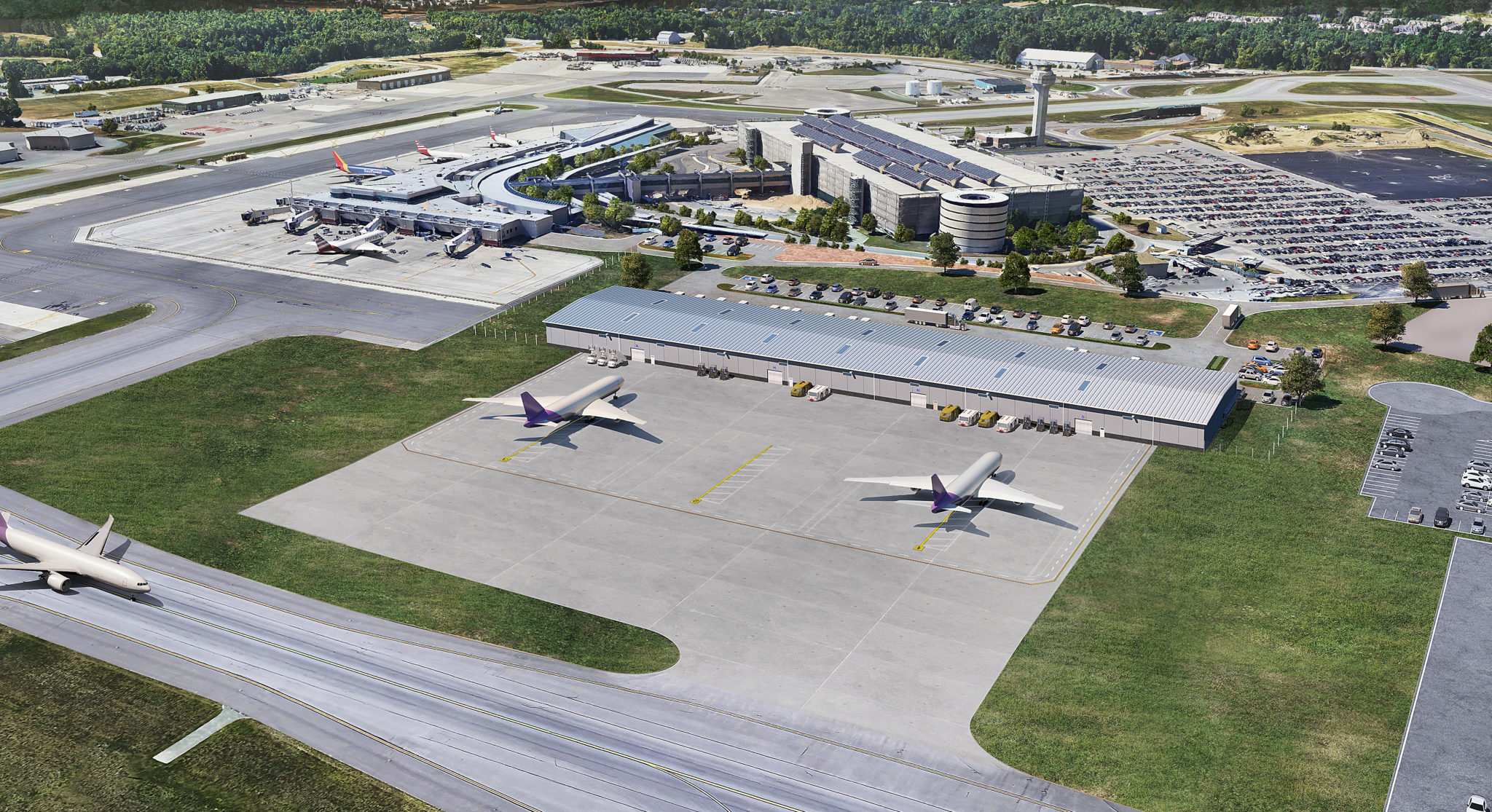 MHT and Aeroterm To Develop Multitenant Cargo Facility - News | Manchester-Boston Regional Airport